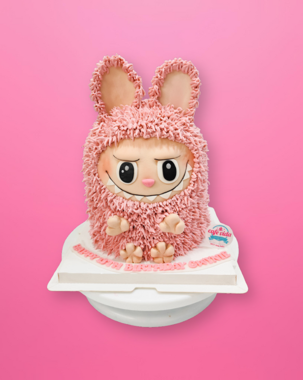 Labubu Buttercream Birthday Cake – Cafe Vida Custom Cakes